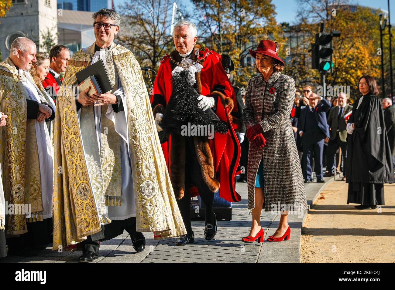 London, UK. 12th Nov, 2022. Alderman Nicholas Lyons becomes the new ...