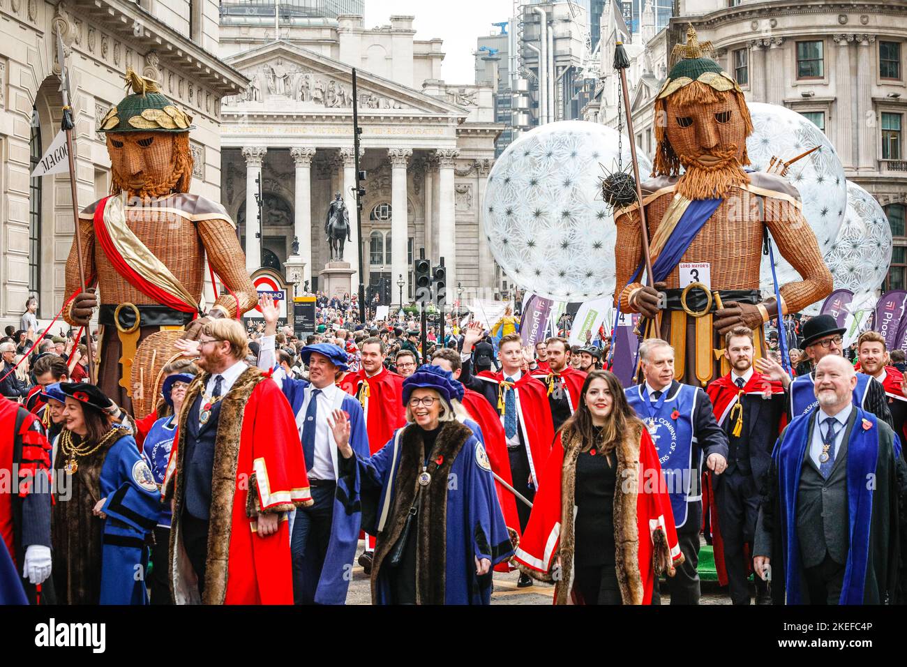 London, UK. 12th Nov, 2022. Gog and Magog - The ancient guardians of ...