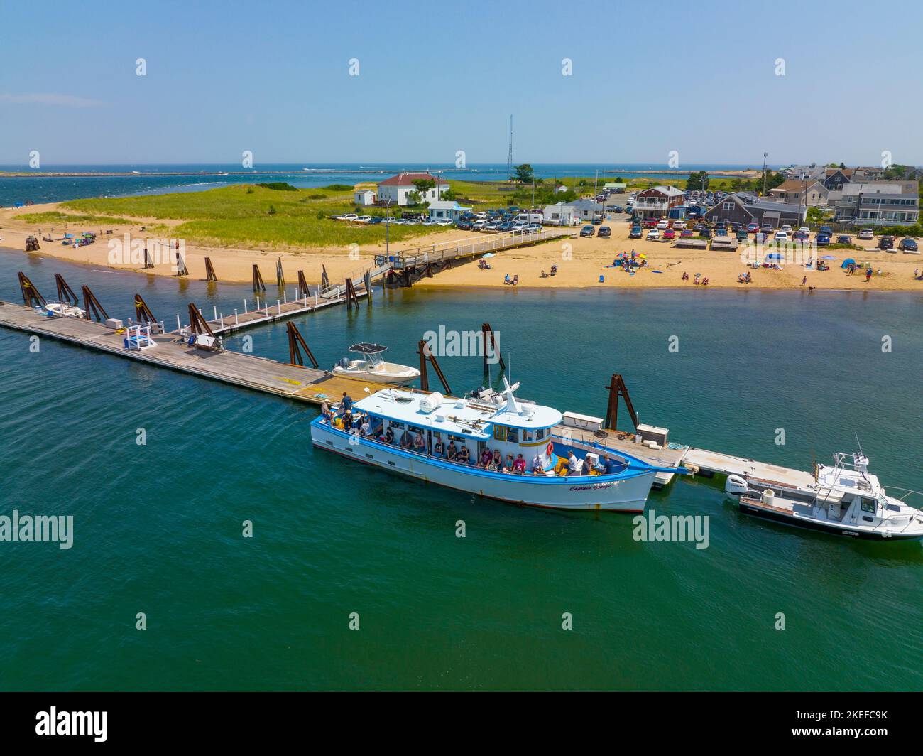 Captain's Fishing Parties cruise ship Captain George aerial view at ...