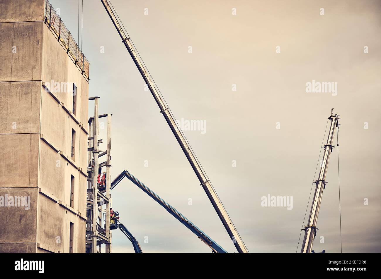 Construction of new multi storey car park in central blackpool as part ...
