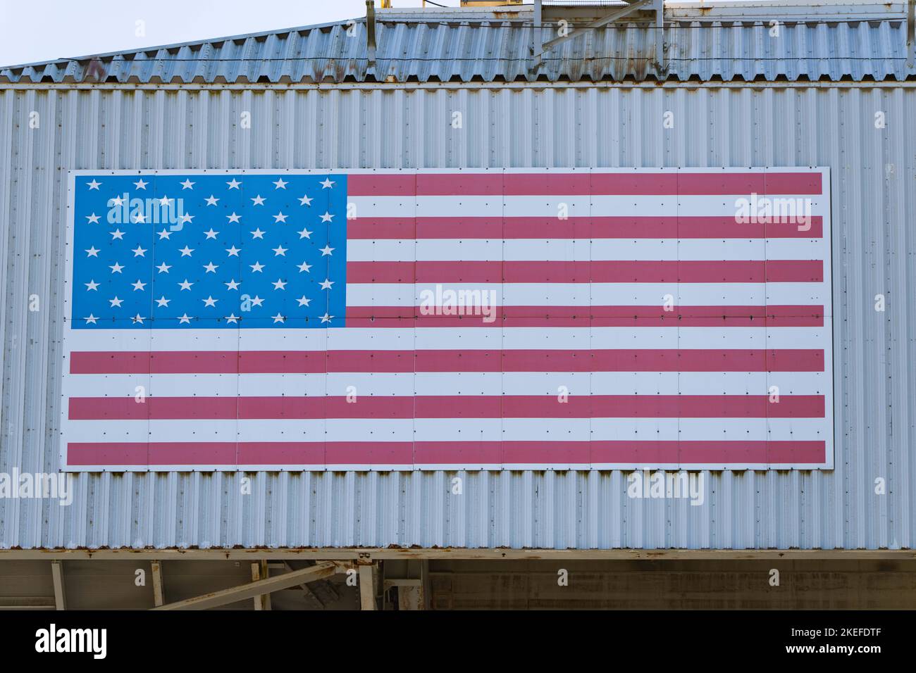 Nov 10, 2022; Lompoc, CA, USA; A general view of the United States flag ...