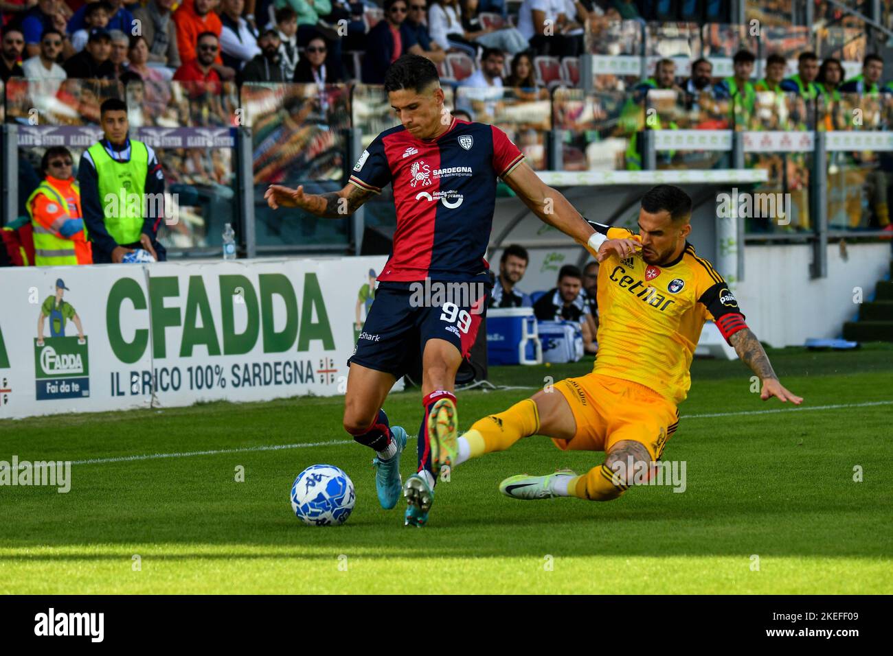 Alessandro Di Pardo of Cagliari Calcio during Cagliari Calcio vs AC ...