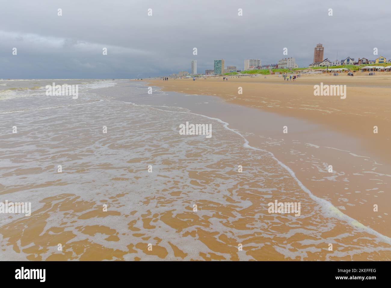 seascape with soft sand beach, calmness, tranquil relaxing sunlight ...