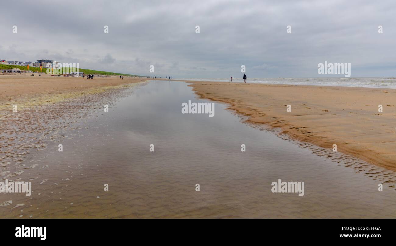 seascape with soft sand beach, calmness, tranquil relaxing sunlight ...