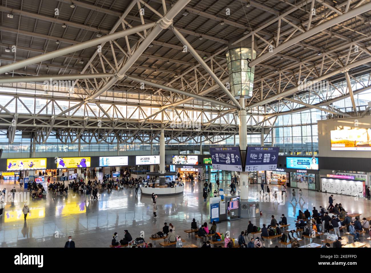 Busan station high speed railway station in Busan, South Korea on 19 ...