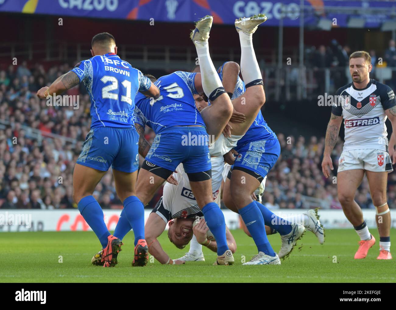 London, UK. 12th Nov 2022. Rugby League World Cup 2021 semi final ...