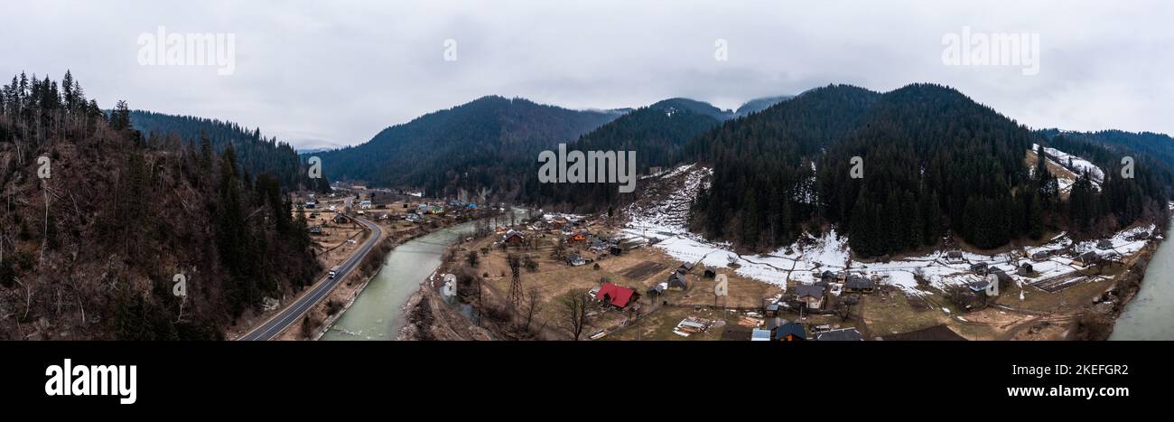 Viaduct bridge village vorokhta ukraine hi-res stock photography and ...