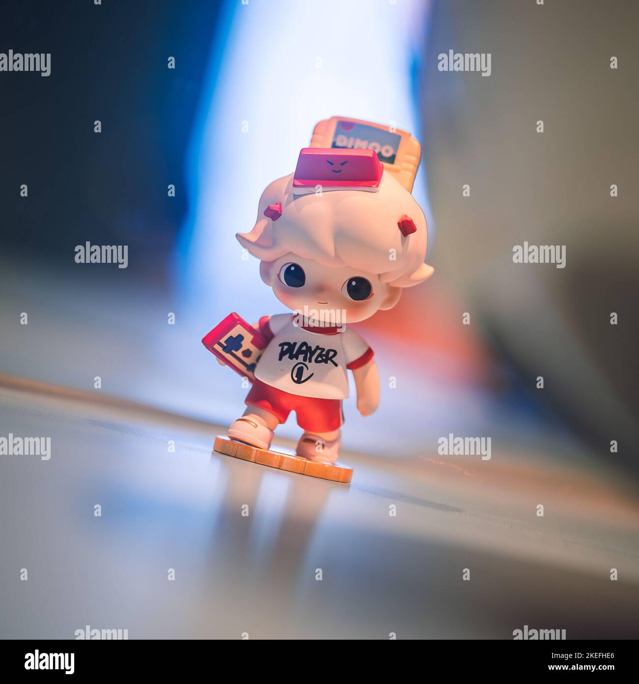 A Pop Mart Dimoo toy from Time Roaming series Stock Photo - Alamy