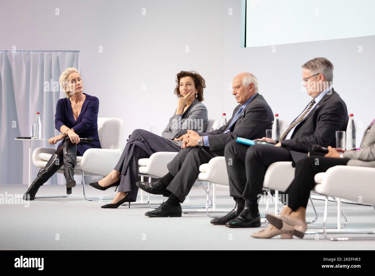 Paris, France, September 11, 2022, Paris Peace Forum, Melissa Bell ...