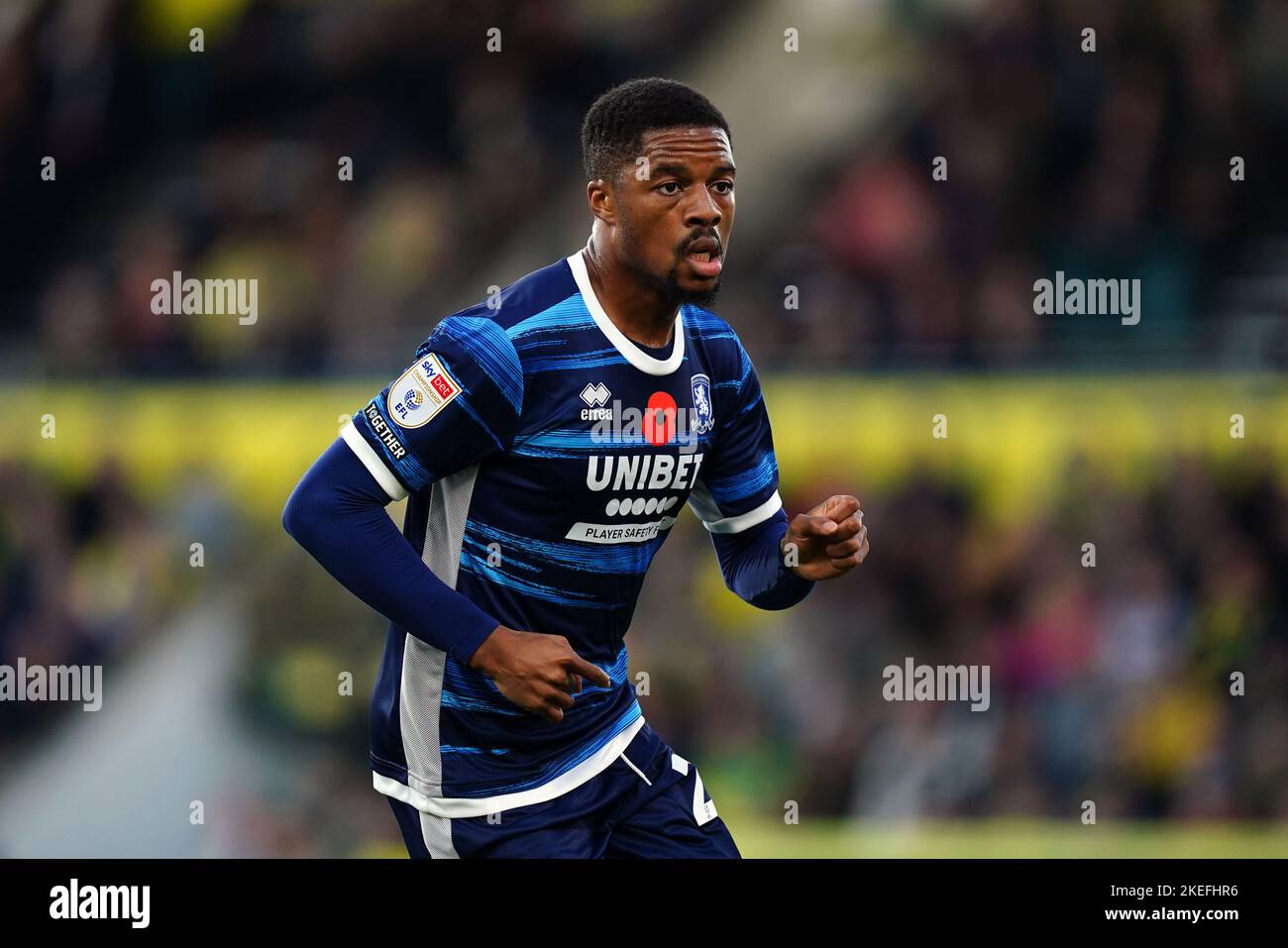 Middlesbrough's Chuba Akpom during the Sky Bet Championship match at ...