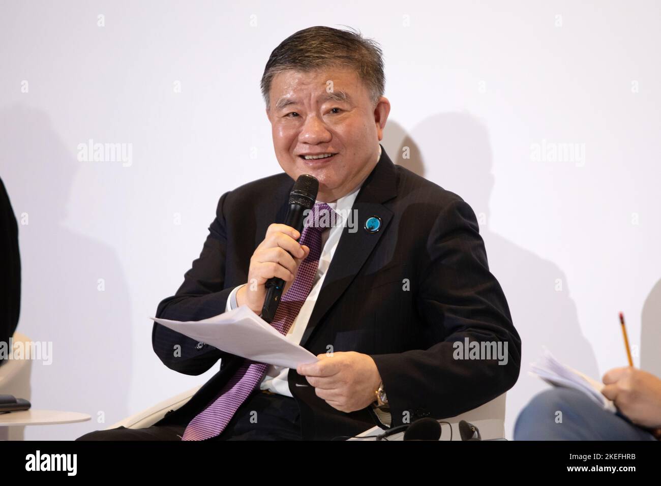 Paris, France, September 11, 2022, Paris Peace Forum, Chen Zhu ...