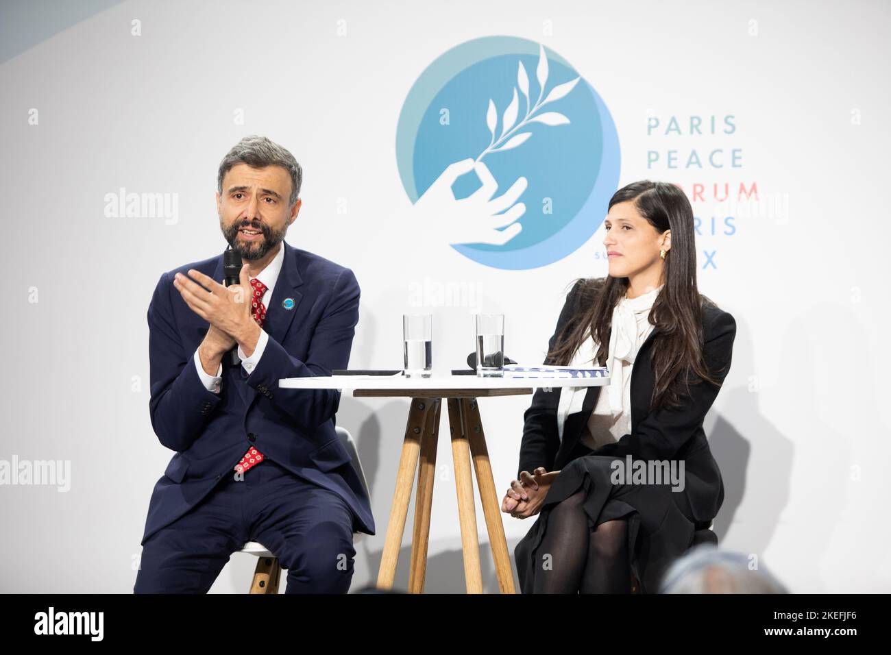 Paris, France, September 11, 2022, Paris Peace Forum, Alvaro Lario ...