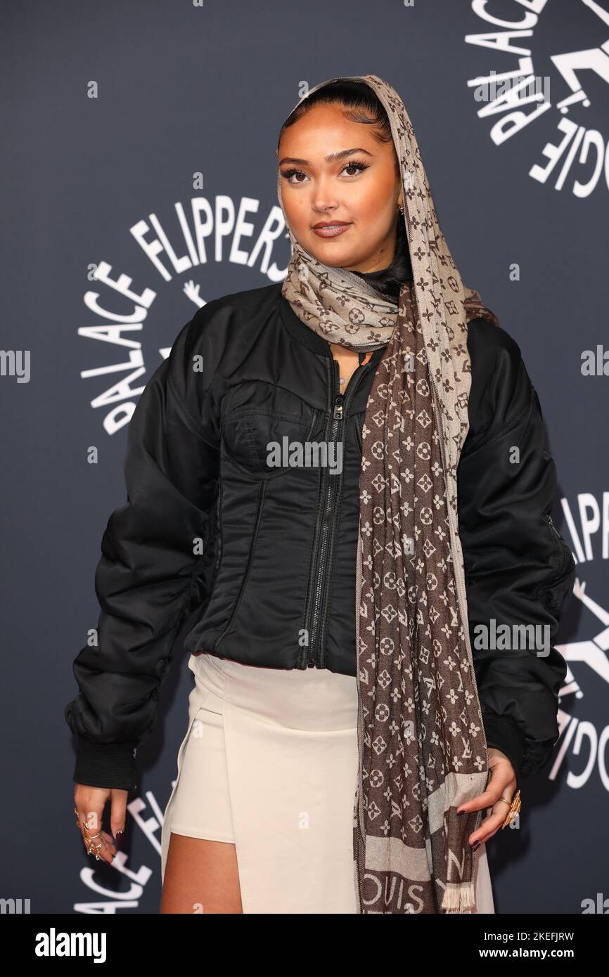 Joy Crookes attends the Opening of Flipper's Roller Boogie Palace in ...