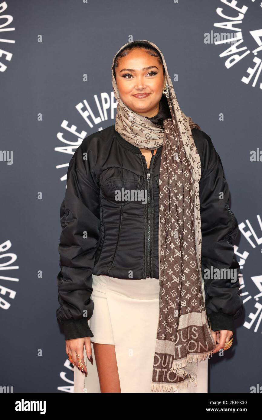 Joy Crookes attends the Opening of Flipper's Roller Boogie Palace in ...