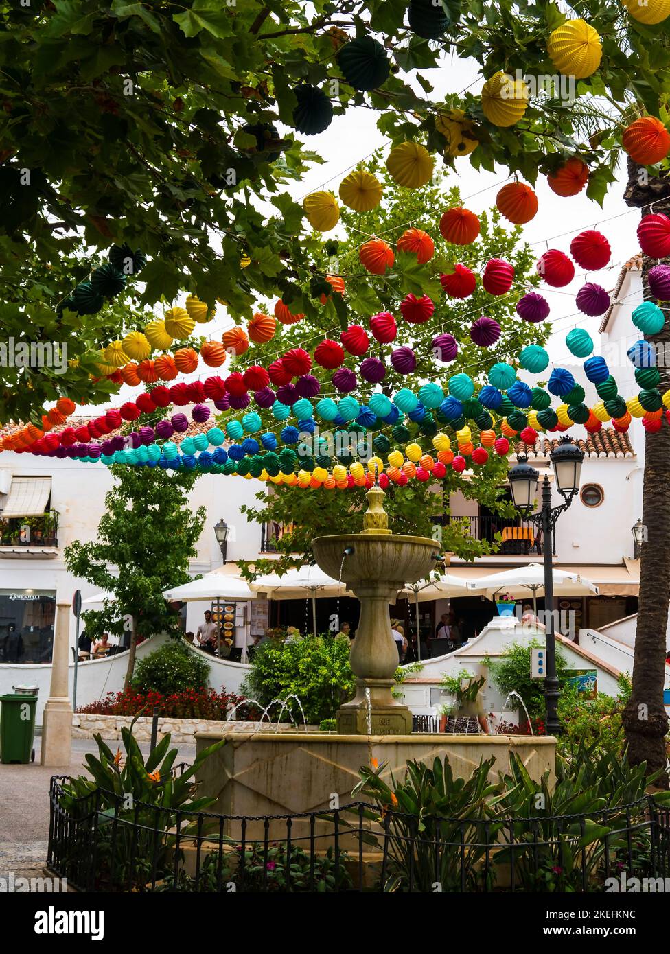 The Picturesque Mountain Village of Mijas in the Mounains above the ...