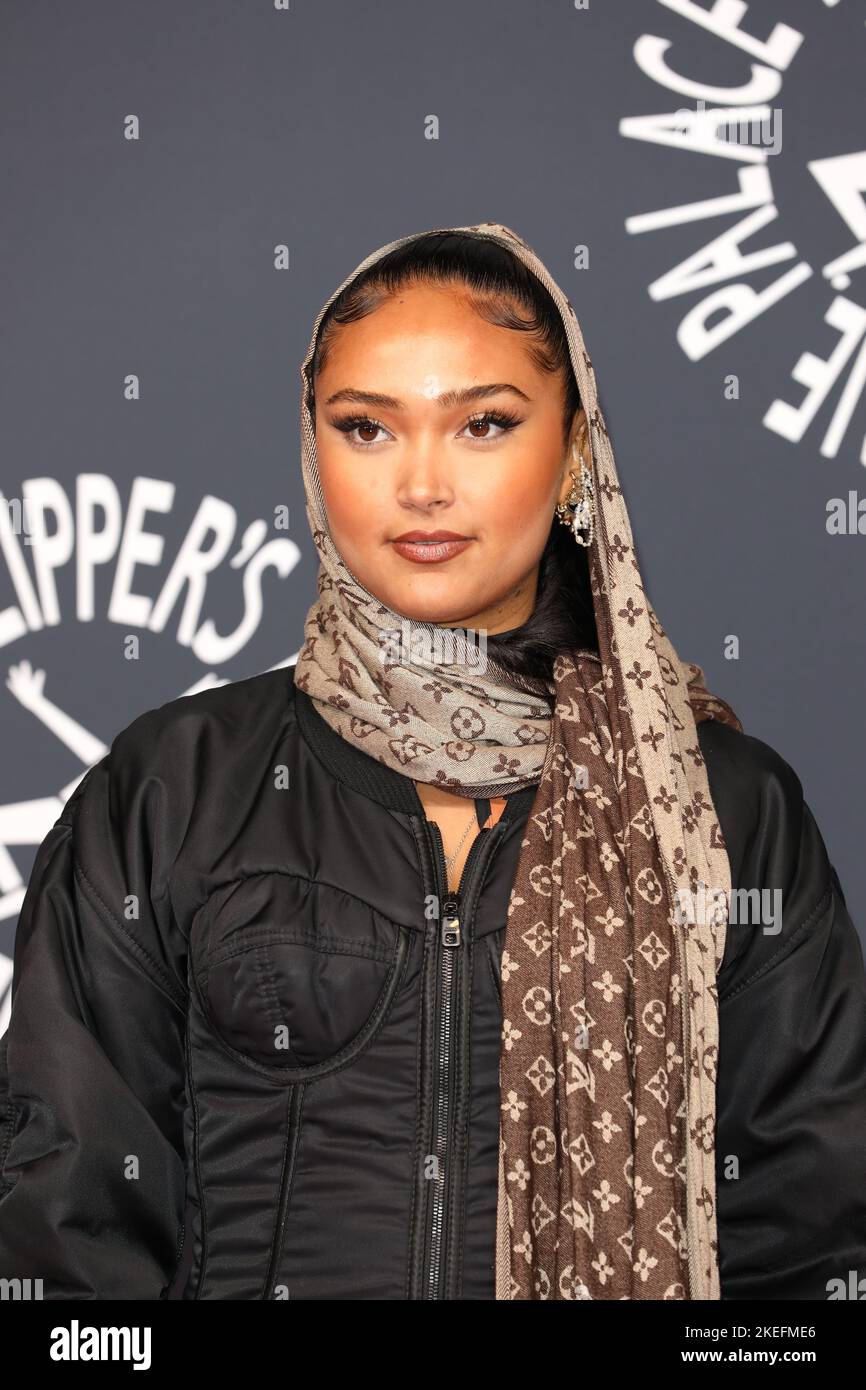 Joy Crookes attends the Opening of Flipper's Roller Boogie Palace in ...