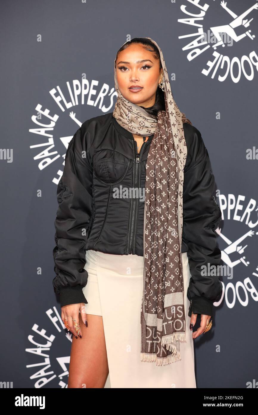 Joy Crookes attends the Opening of Flipper's Roller Boogie Palace in ...
