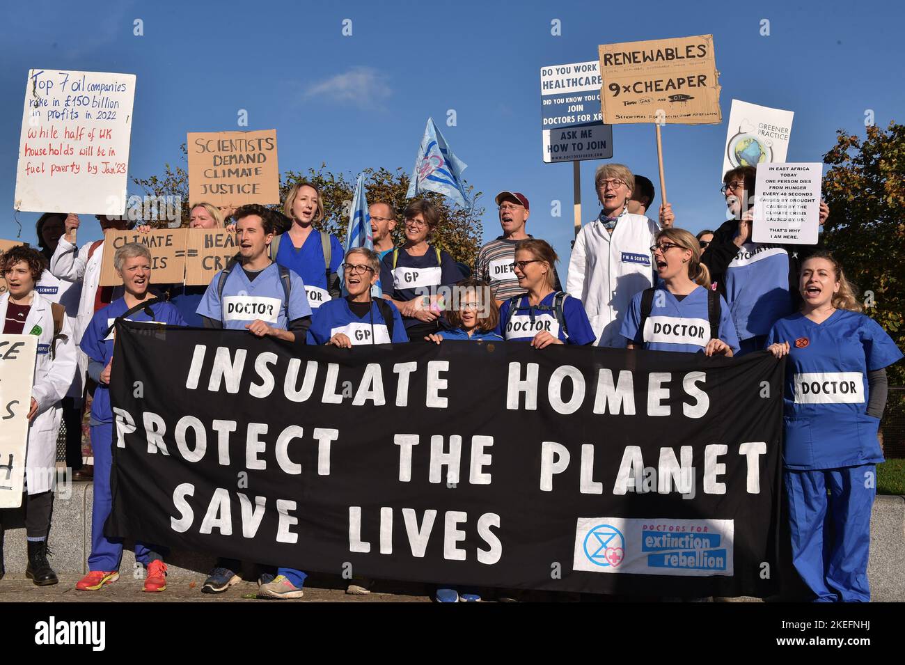 London, England, UK. 12th Nov, 2022. Environmentalists from Climate ...