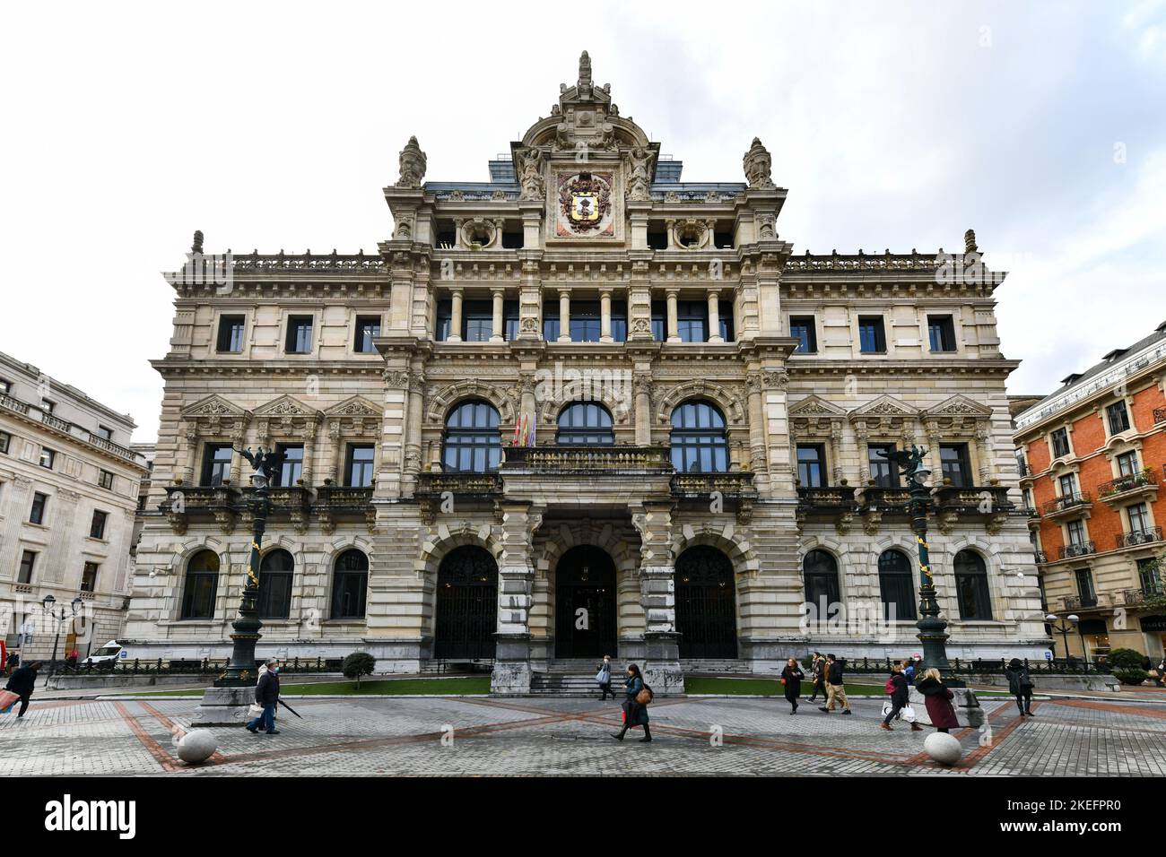 Bilbao Provincial Council Hall in Bilbao, Bizkaia, Basque Country ...