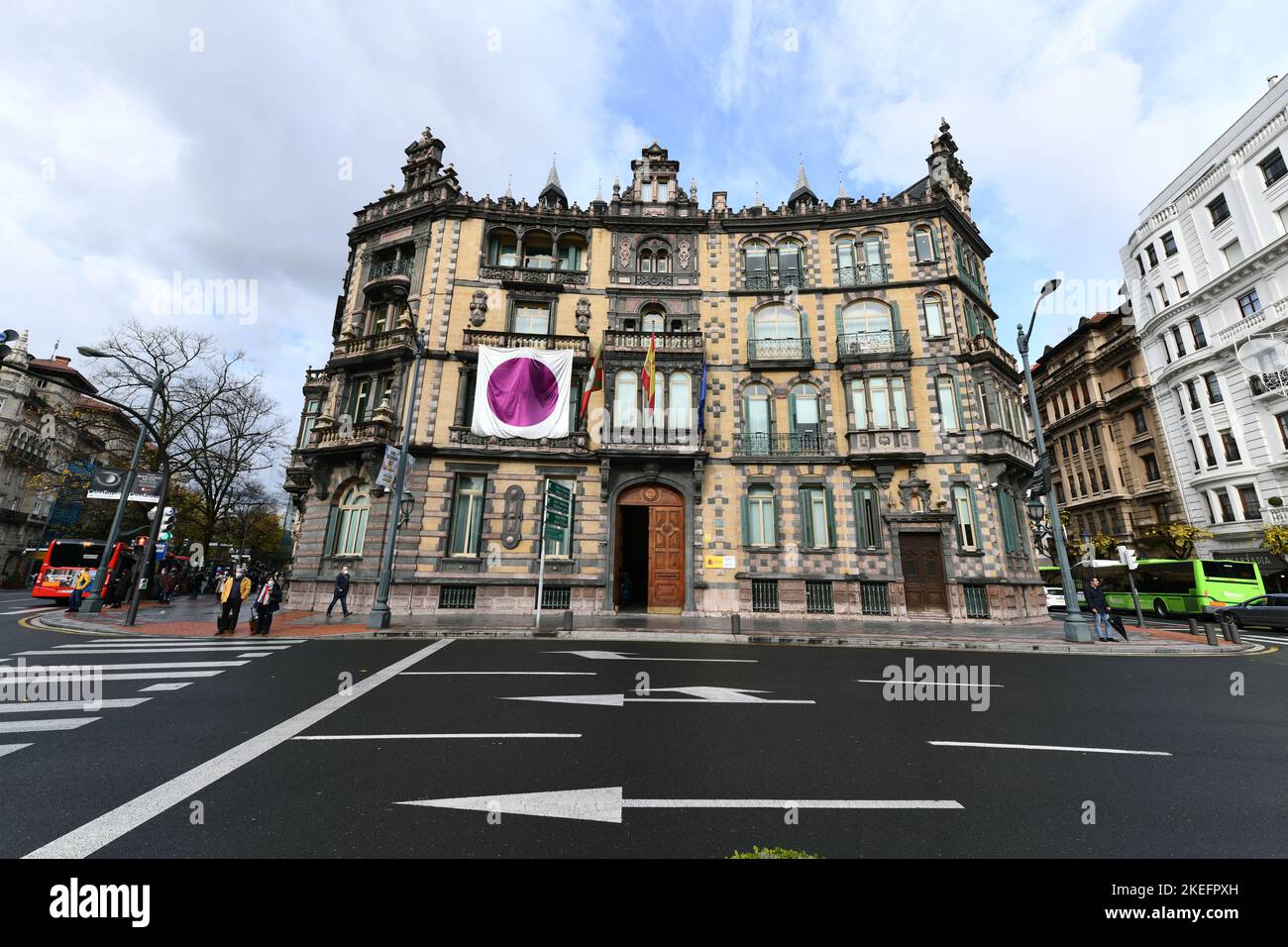 Bilbao, Spain - Nov 26, 2021: Plaza de Federico Moyua or Elliptical ...