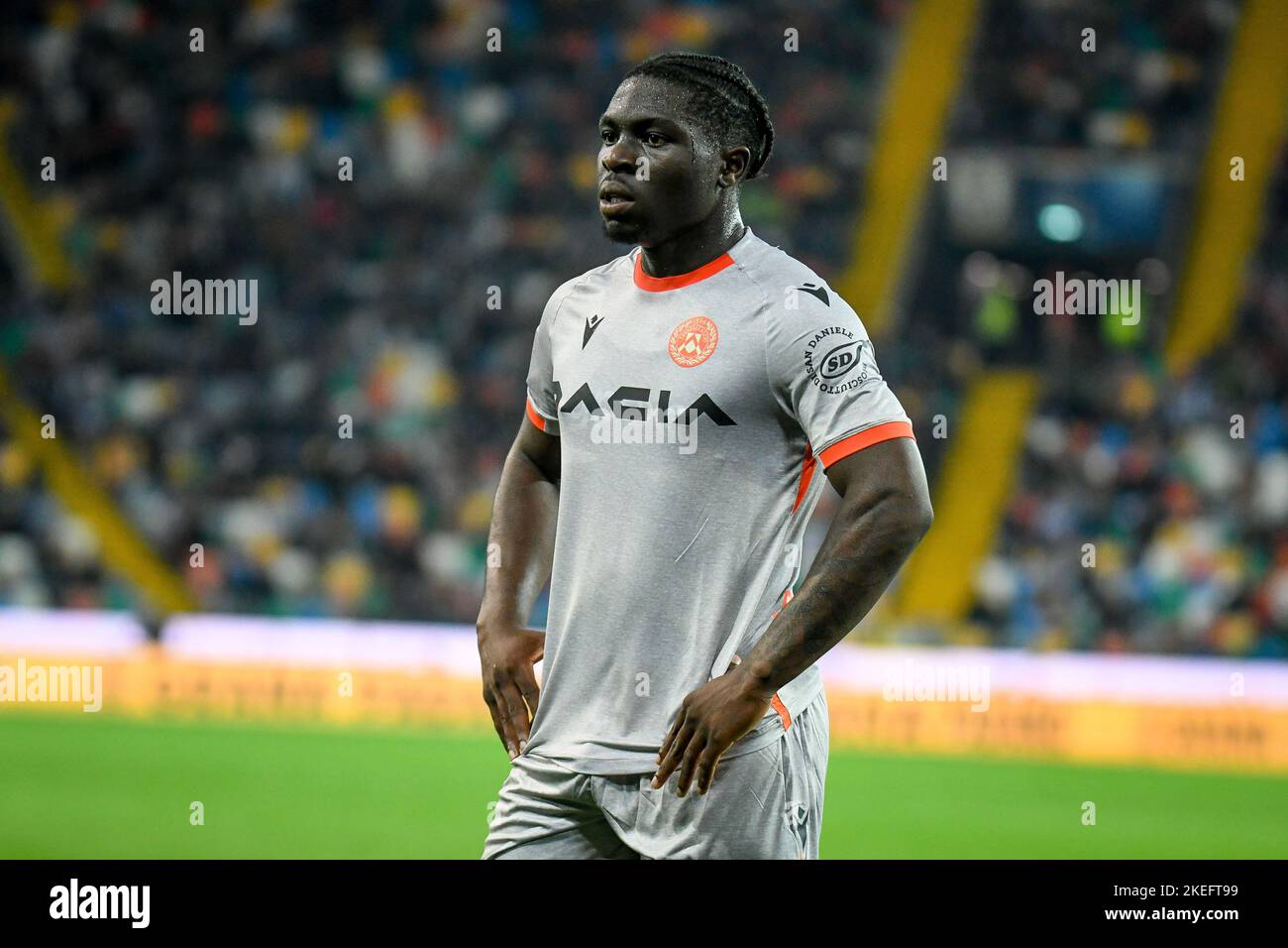 Udinese's Ebosele Festy portrait during the Italian football Coppa ...