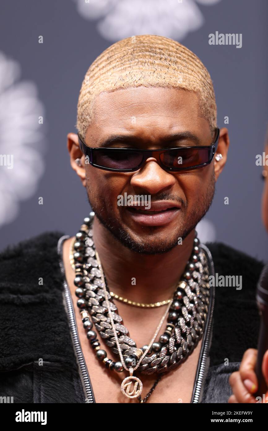 Usher attends the Opening of Flipper's Roller Boogie Palace in London ...