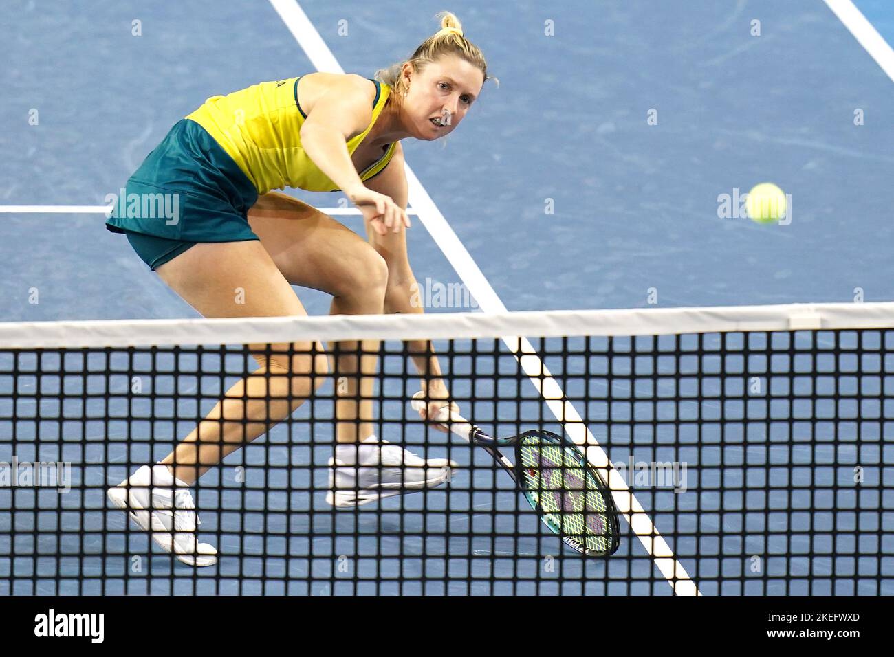 Australia's Storm Sanders during the semi-final doubles match of the ...