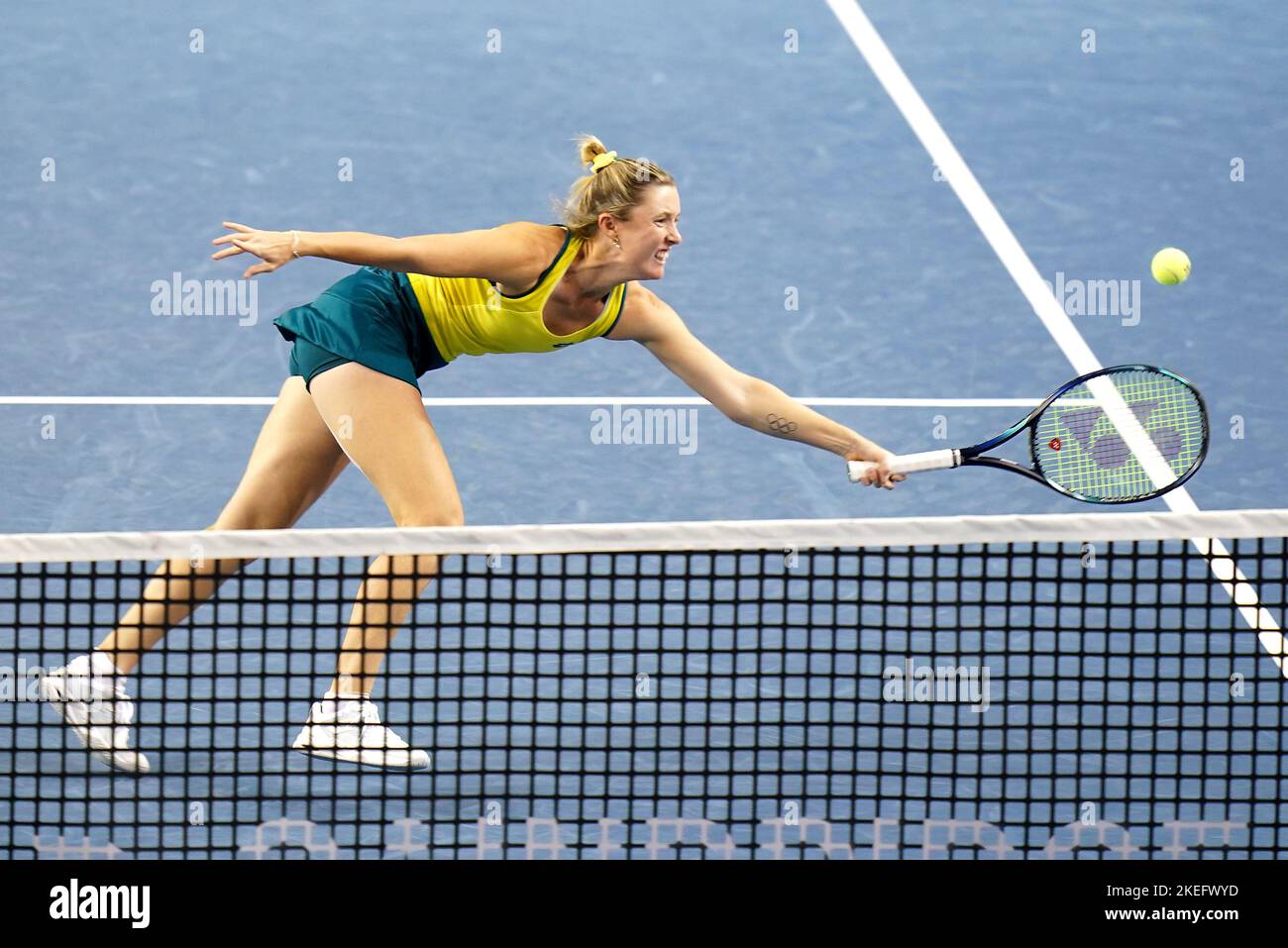 Australia's Storm Sanders during the semi-final doubles match of the ...