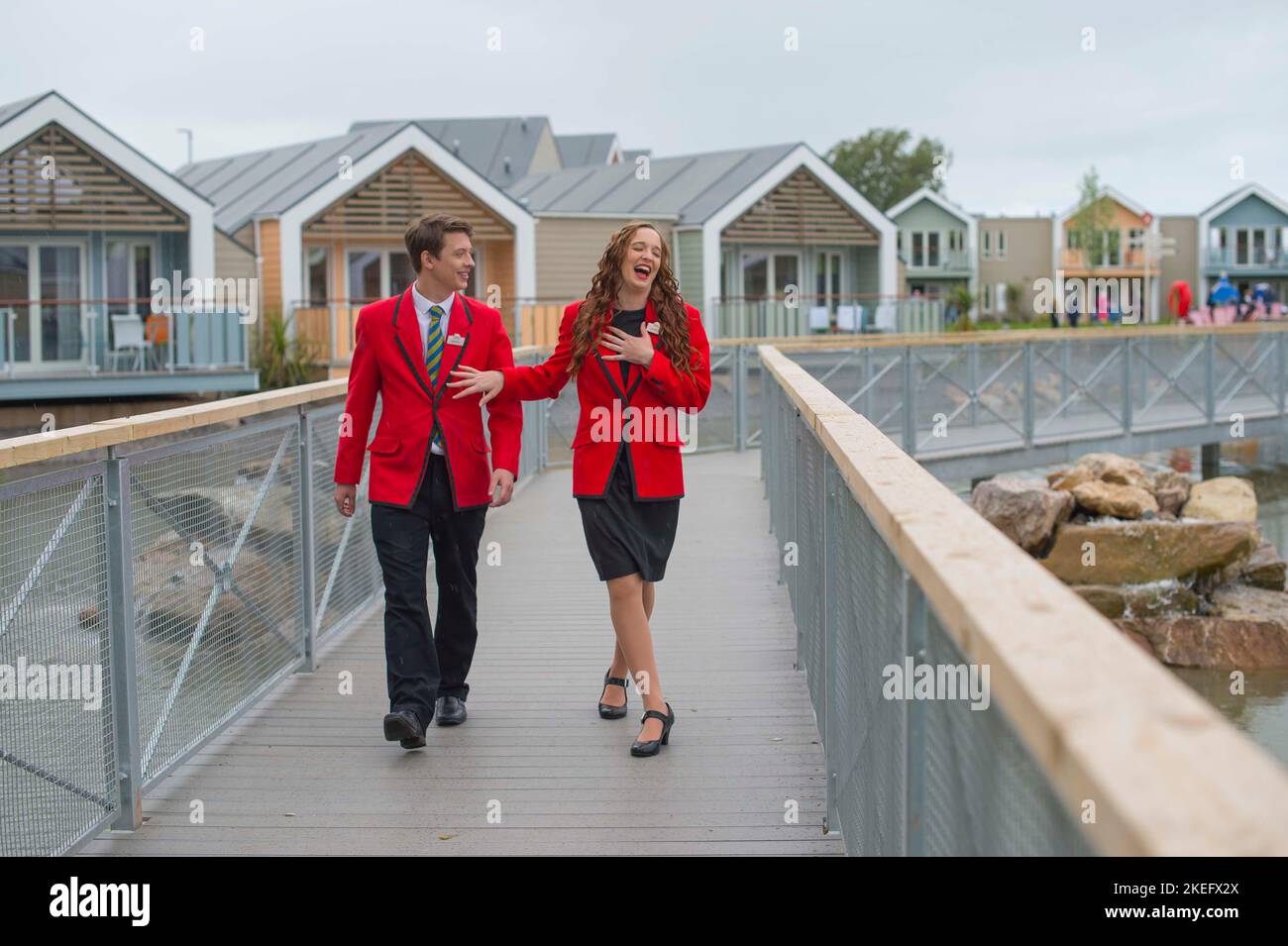 The new Chalets at Butlins, Minehead Stock Photo - Alamy