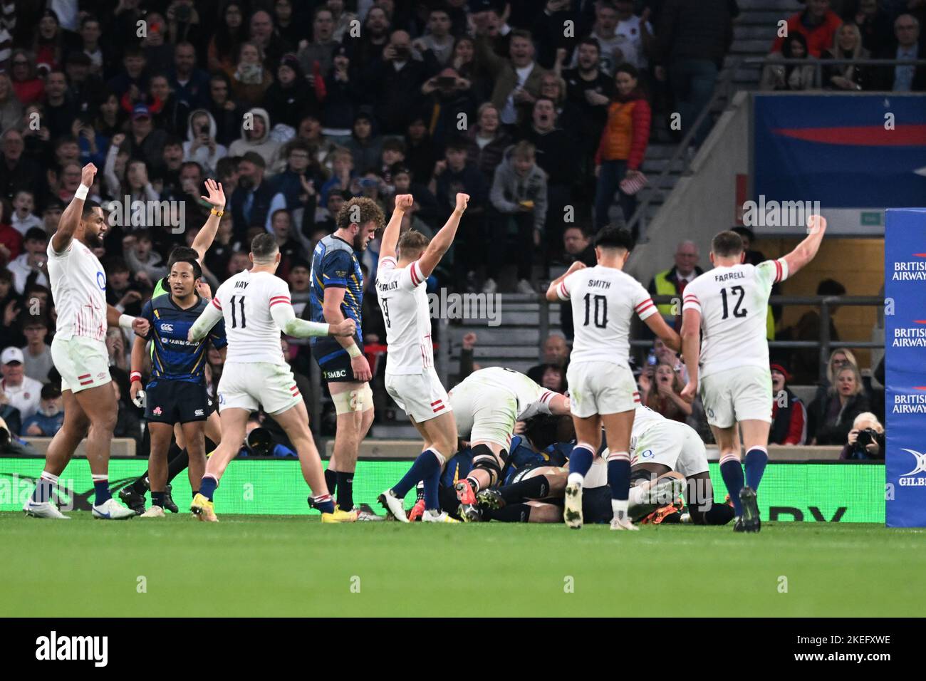 Twickenham Stadium, London, England. 12th November 2022; Twickenham ...