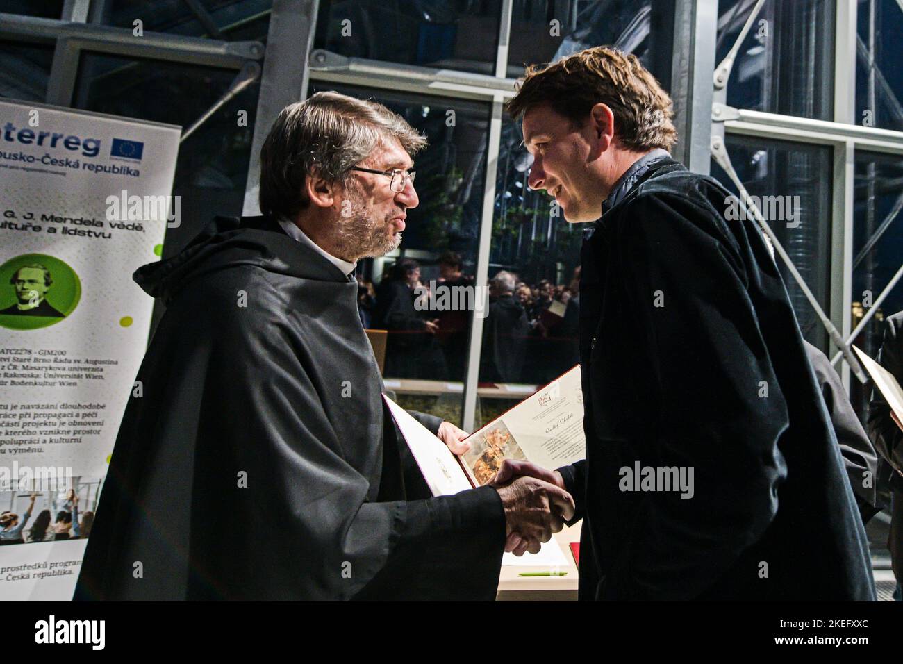 Brno, Czech Republic. 12th Nov, 2022. The Prior General of the Order of ...
