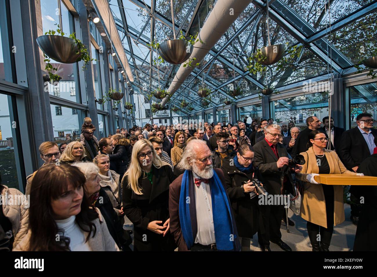 Brno, Czech Republic. 12th Nov, 2022. Mendel greenhouse in Augustinian ...