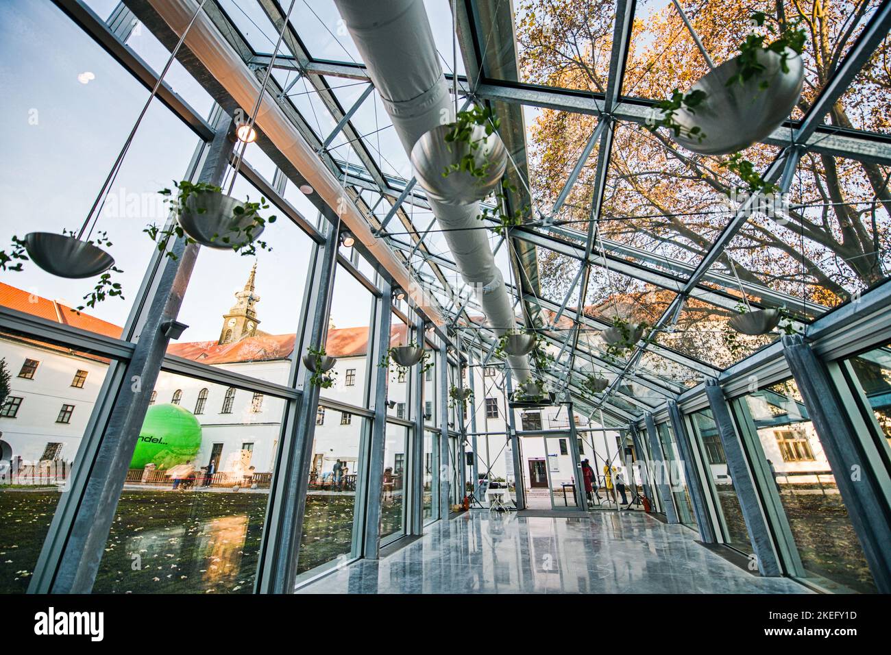 Brno, Czech Republic. 12th Nov, 2022. Mendel greenhouse in Augustinian ...