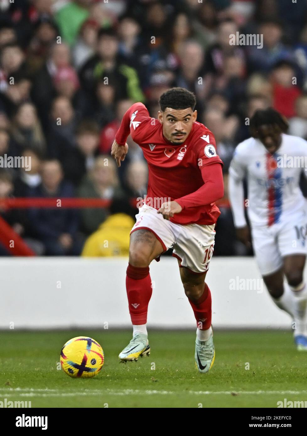 Nottingham, Nottinghamshire, UK. 12th Nov, 2022. Morgan Gibbs-White ...
