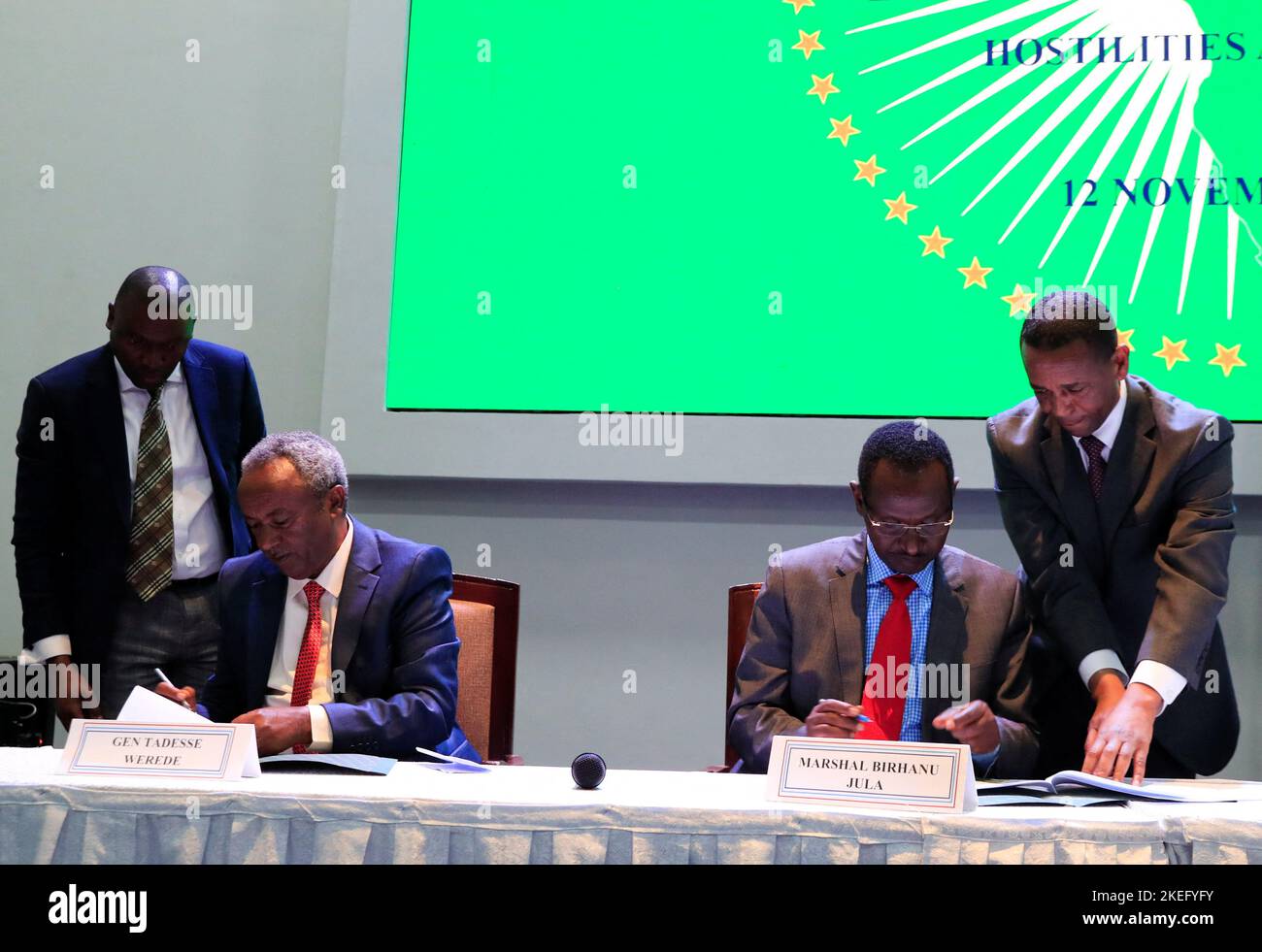 Ethiopia peace agreement 2022 hi-res stock photography and images - Alamy