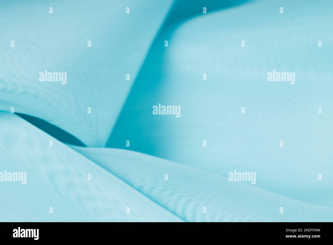 blue silk fabric. wavy fabric texture. High quality photo Stock Photo ...