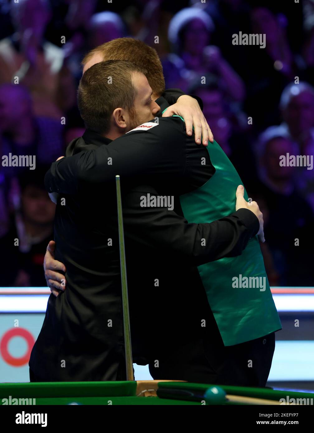 Northern Ireland’s Jordan Brown and Northern Ireland’s Mark Allen (left ...