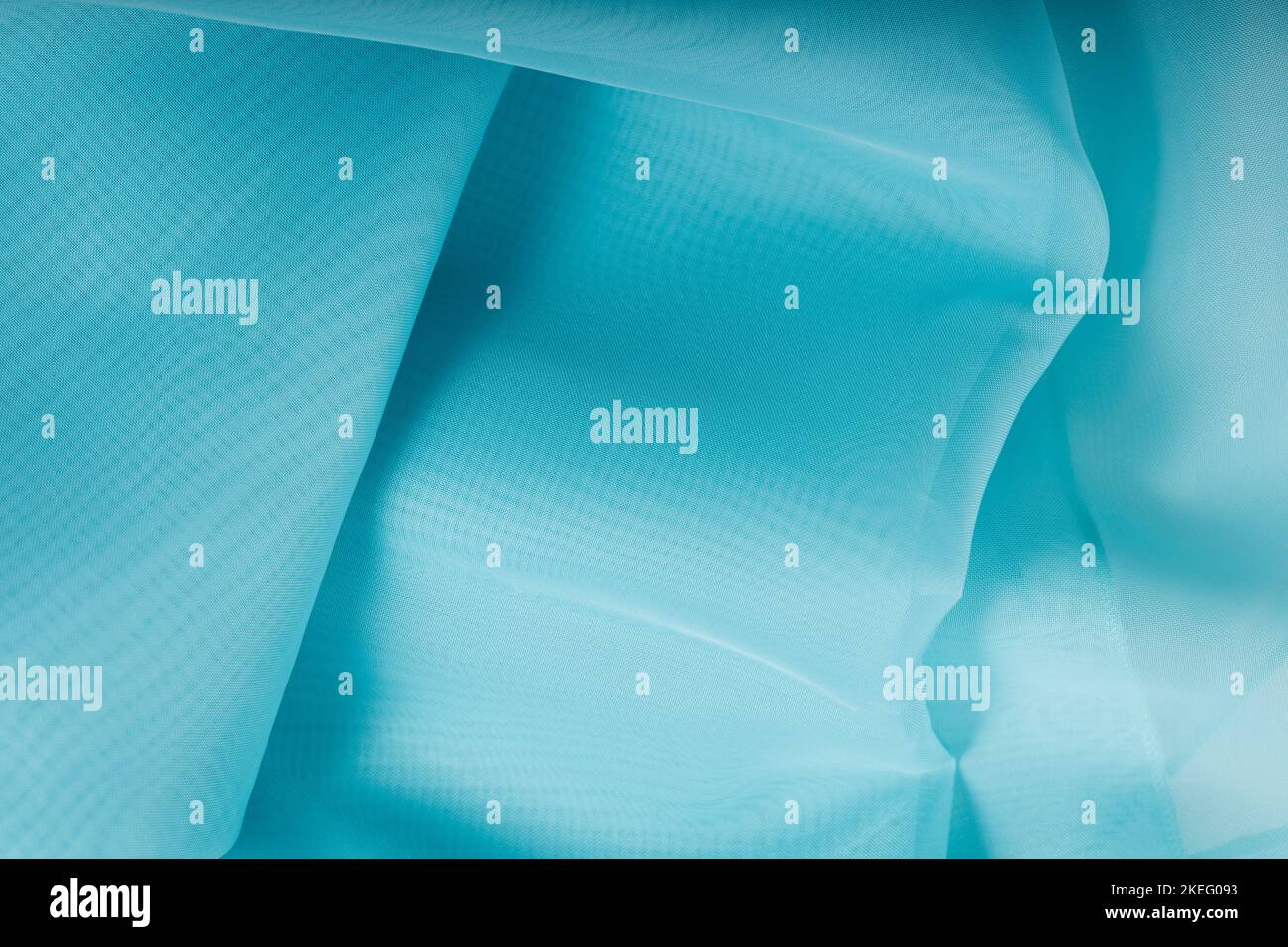 blue silk fabric. wavy fabric texture Stock Photo - Alamy