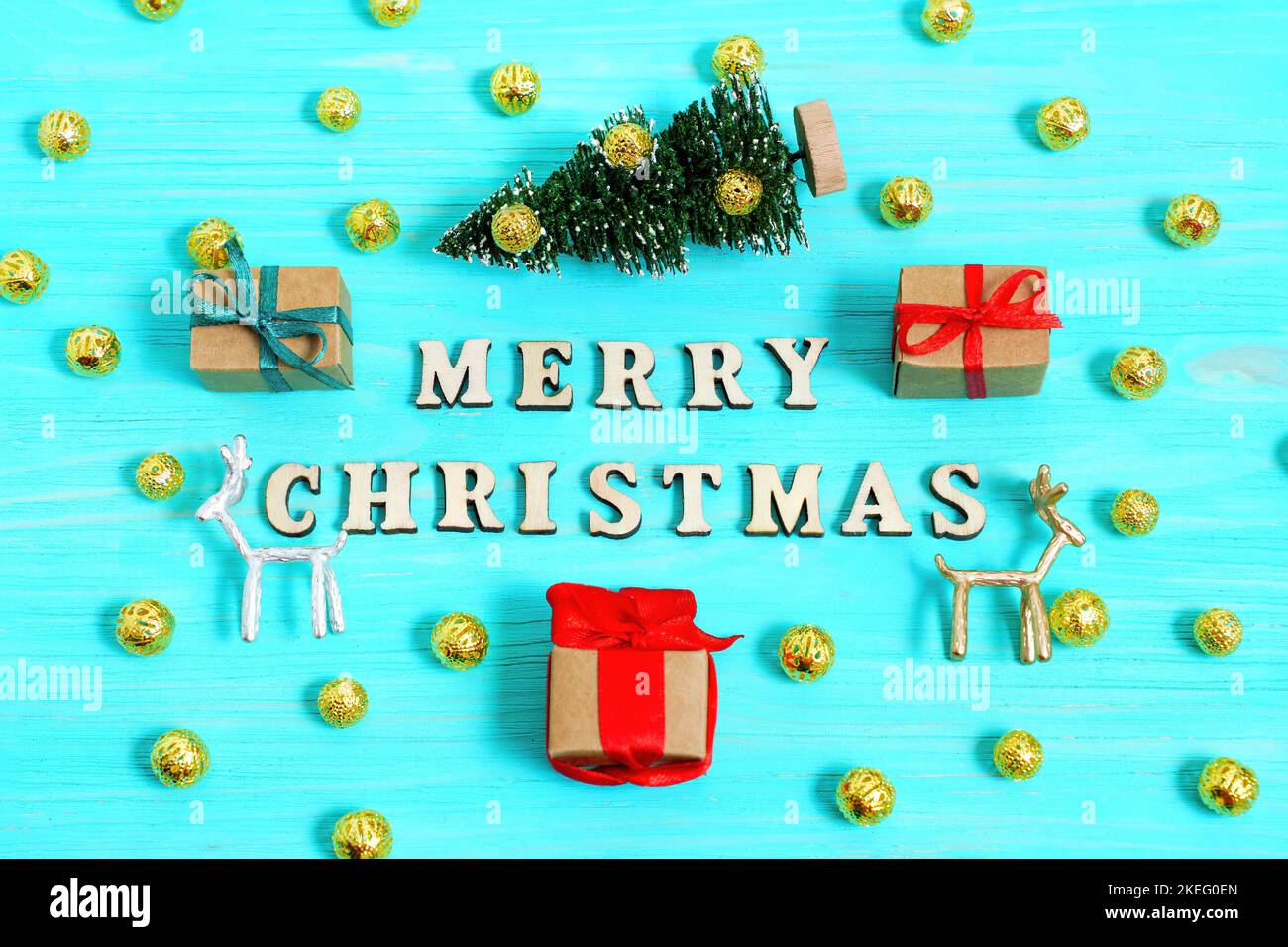 Vivid happy Holidays advertising campaign background with toy Christmas ...