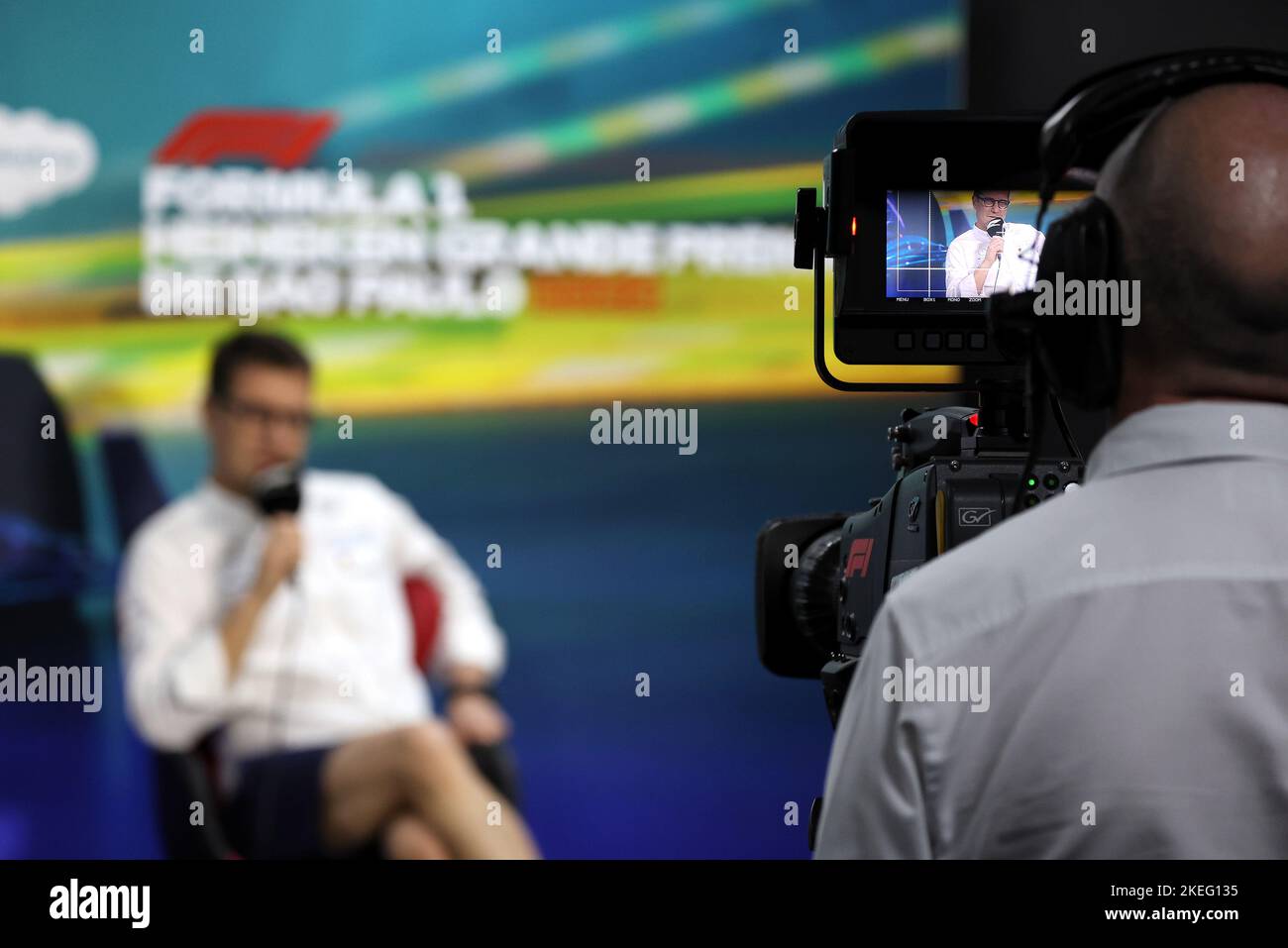 FIA presse conference with FX Demaison (FRA) Williams Racing Technical ...