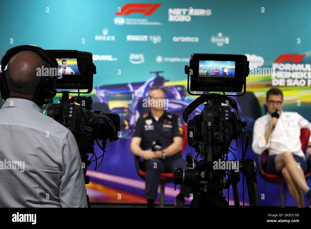FIA presse conference with from left to right: Tom McCullough (GBR ...