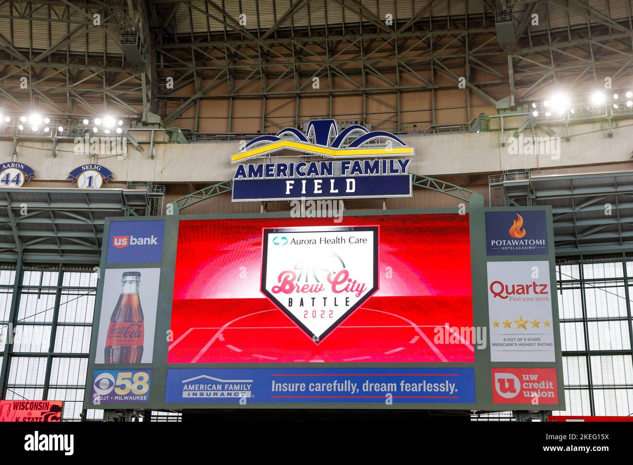Milwaukee, WI, USA. 11th Nov, 2022. American Family Baseball Field is ...