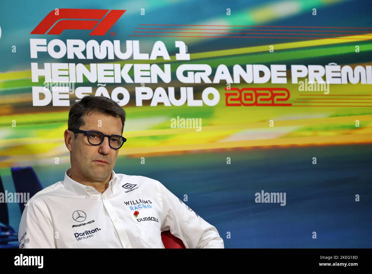 FIA presse conference with FX Demaison (FRA) Williams Racing Technical ...