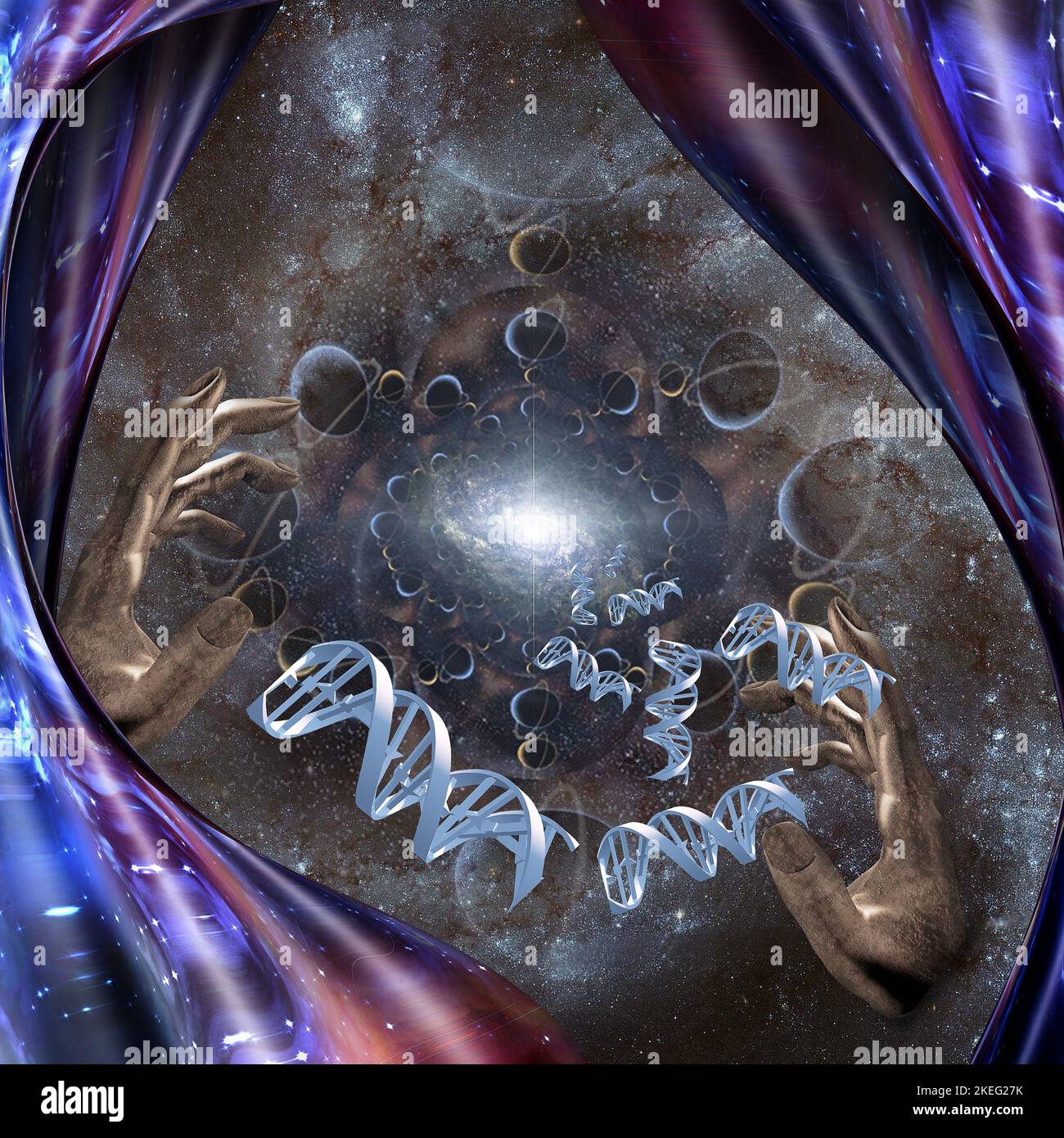 Creation god dna hi-res stock photography and images - Alamy