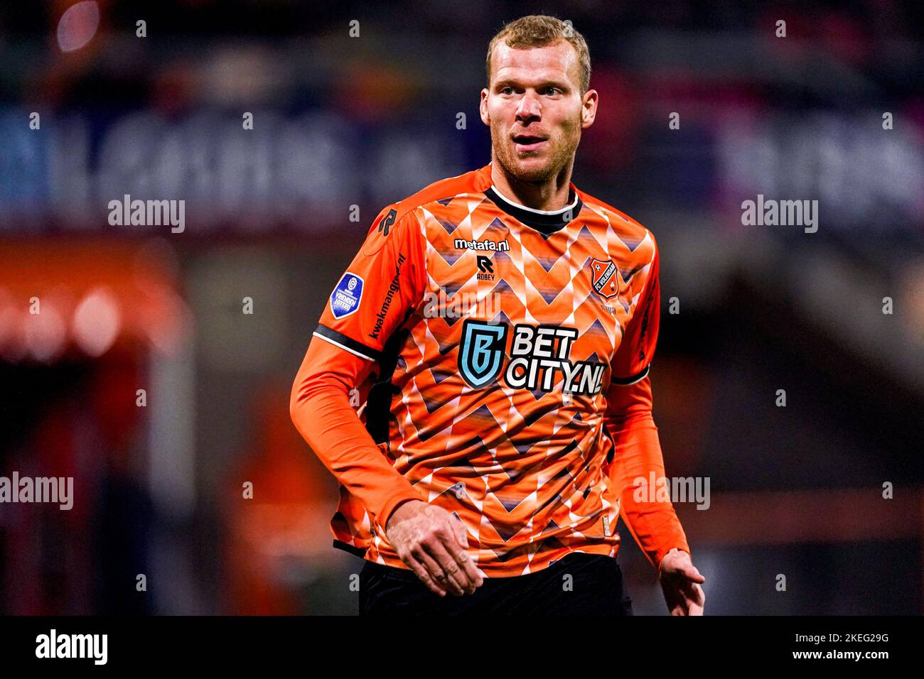 VOLENDAM, NETHERLANDS - NOVEMBER 12: Henk Veerman of FC Volendam during ...