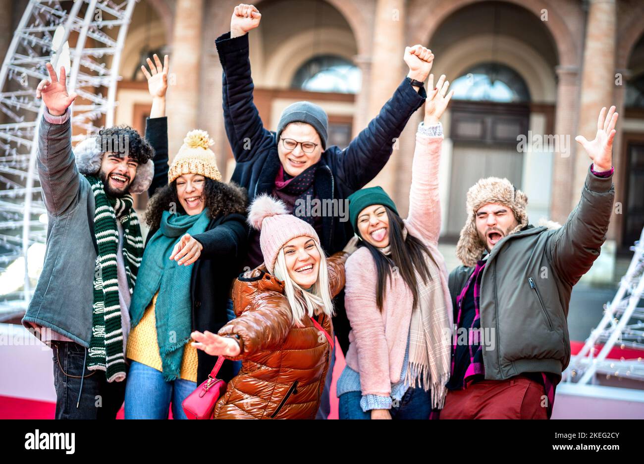 Multicultural family group having fun hi-res stock photography and ...
