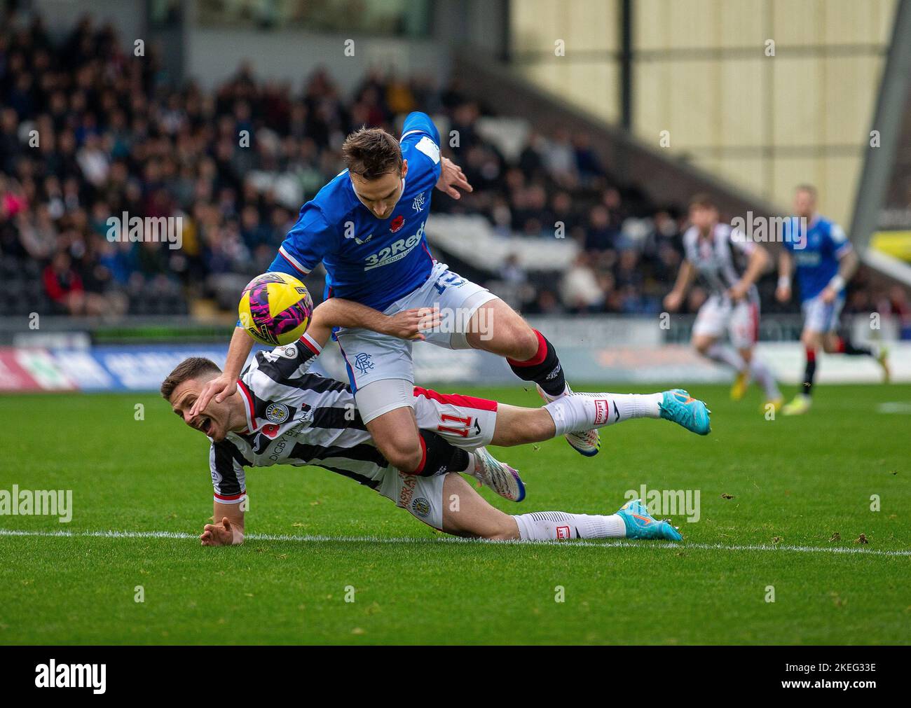 Paisley, Renfrewshire, Scotland.12th November 2022; St Mirren Park ...