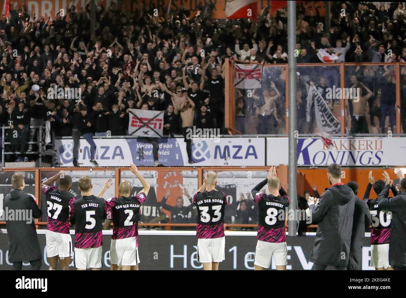 VOLENDAM - 12-11-2022, KRAS Stadium. Dutch Eredivisie Football season ...