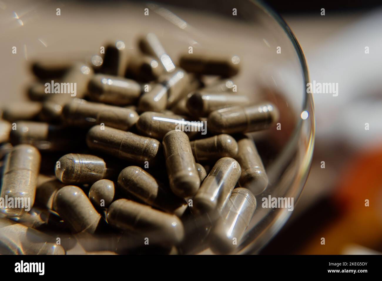 Tablets, capsules, antibiotics. Disease prevention. Treatment for colds ...