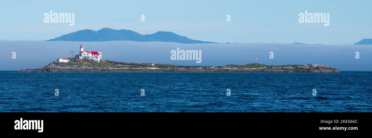 BC, Canada, Chatham Sound. Green Island Lighthouse, Established 1906 ...